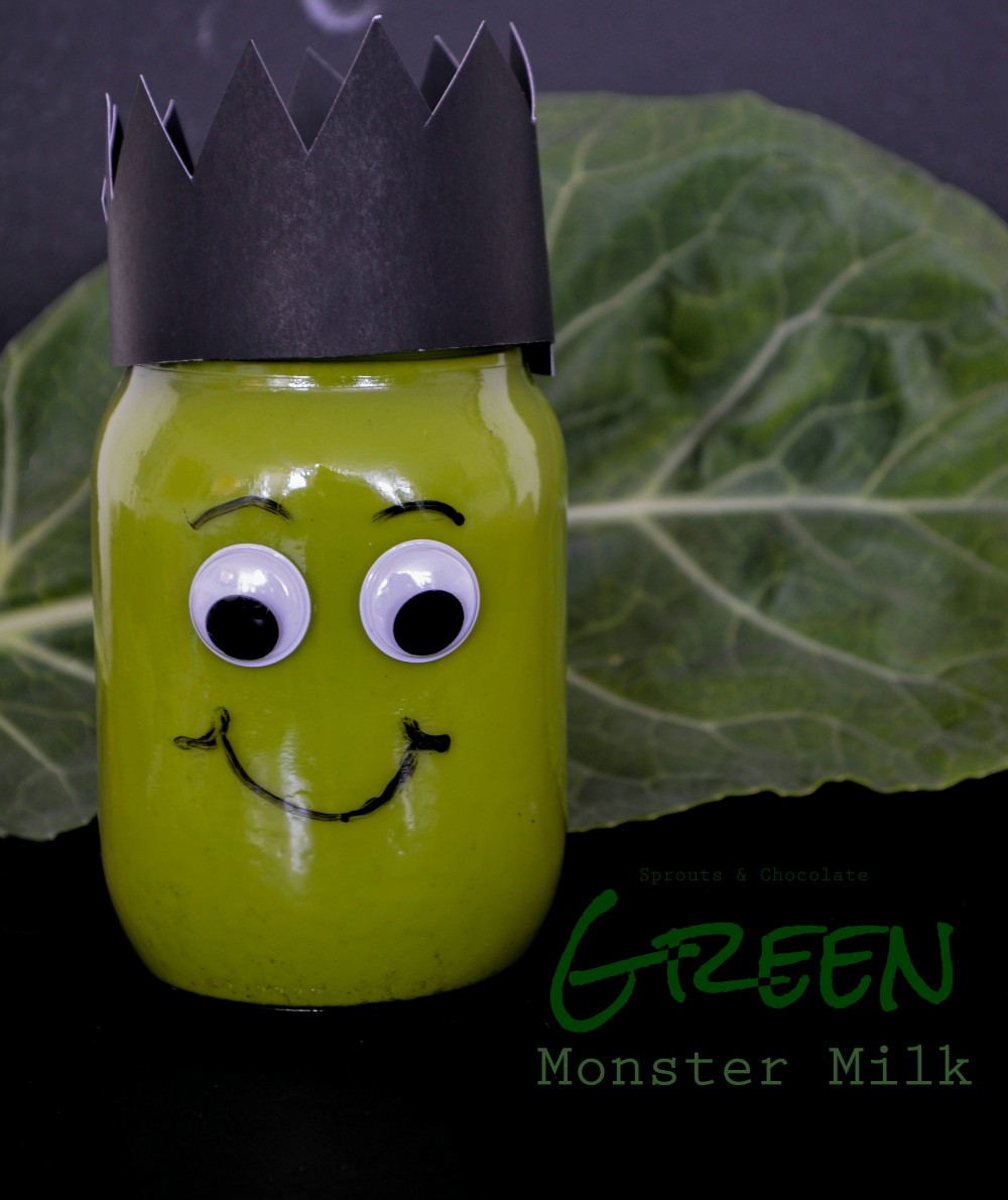 Sprouts & Chocolate: Green Monster Milk